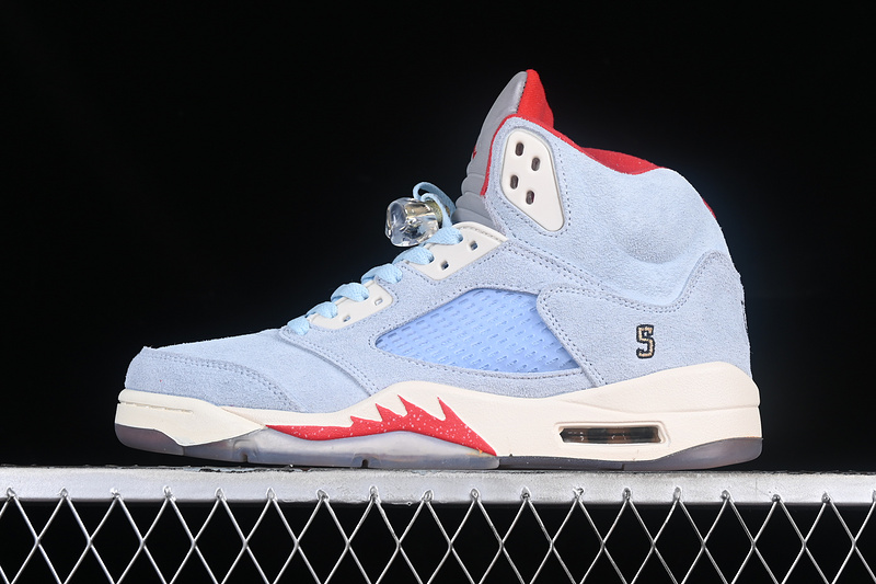 TROPHY ROOM IR JORDAN 5 ICE BLUE ICE BLUE/SAIL-METALLIC GOLD-UNIVERSITY ...